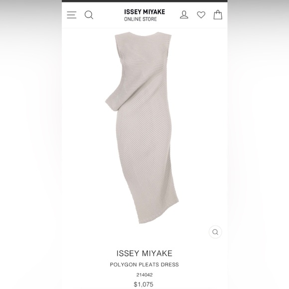 Issey Miyake | Dresses | Issey Miyake Polygon Pleats | Poshmark